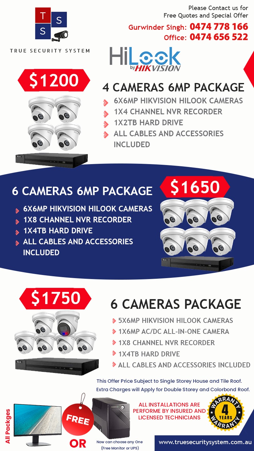 Security CCTV Cameras - True Security System